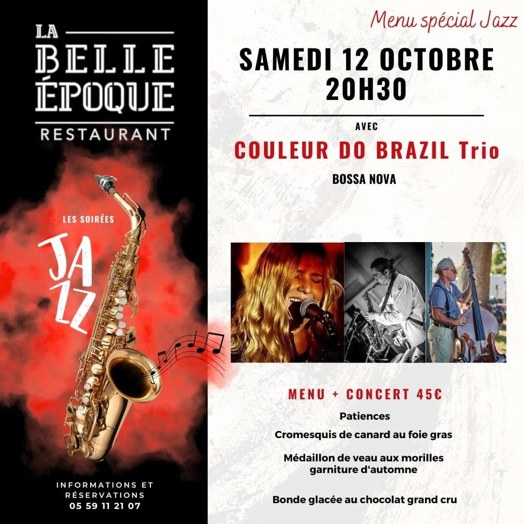 Soirée Jazz - COULEUR DO BRAZIL - Le Palais des Congrés